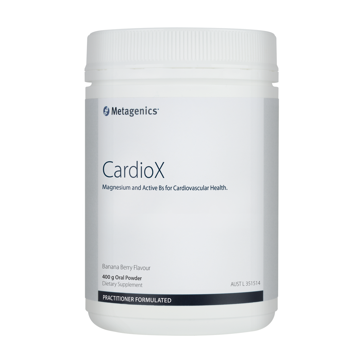 Metagenics CardioX Banana Berry 400g Powder to Support Cardiovascular ...