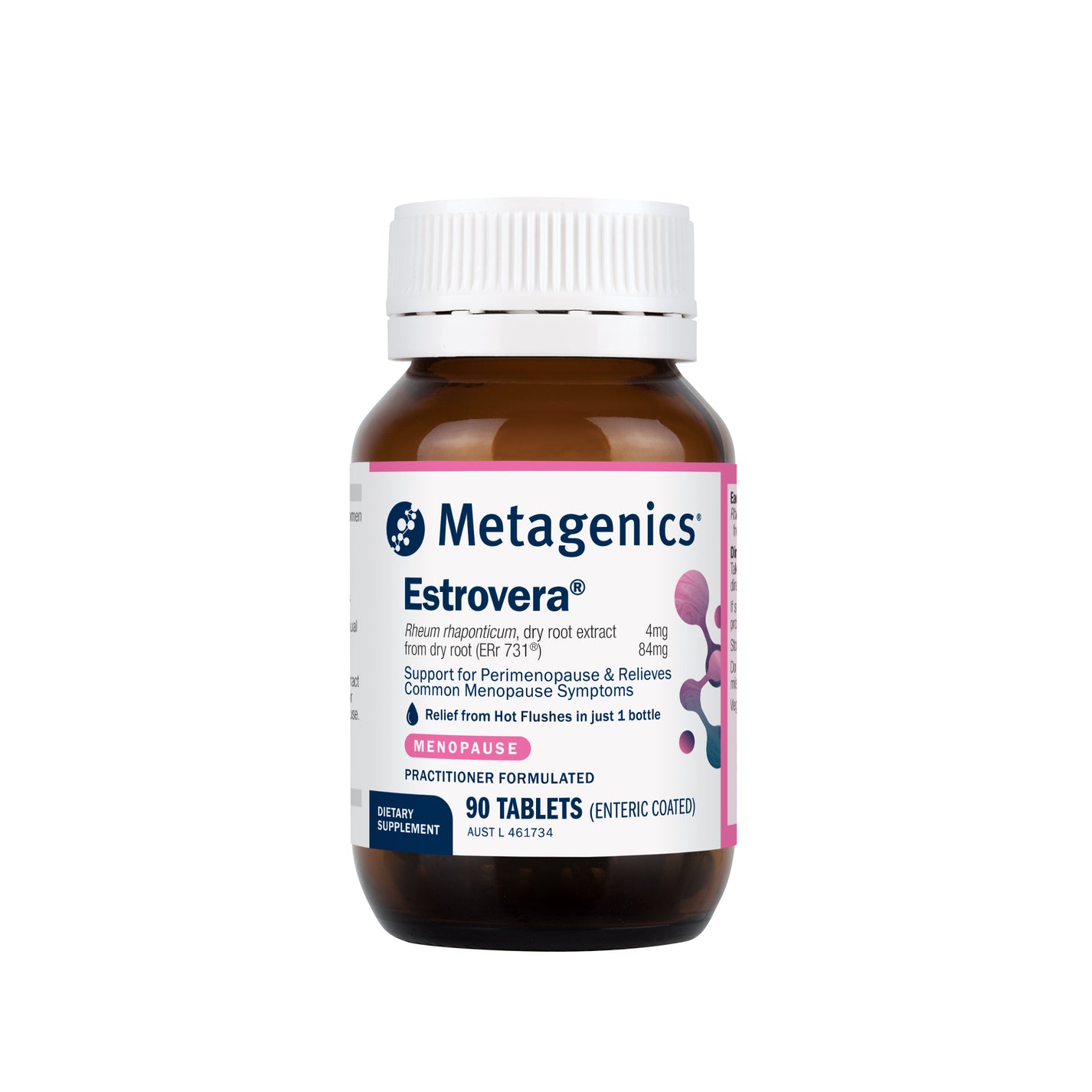 Metagenics Estrovera®: Relieve Menopause Hot Flushes in just 1 bottle!