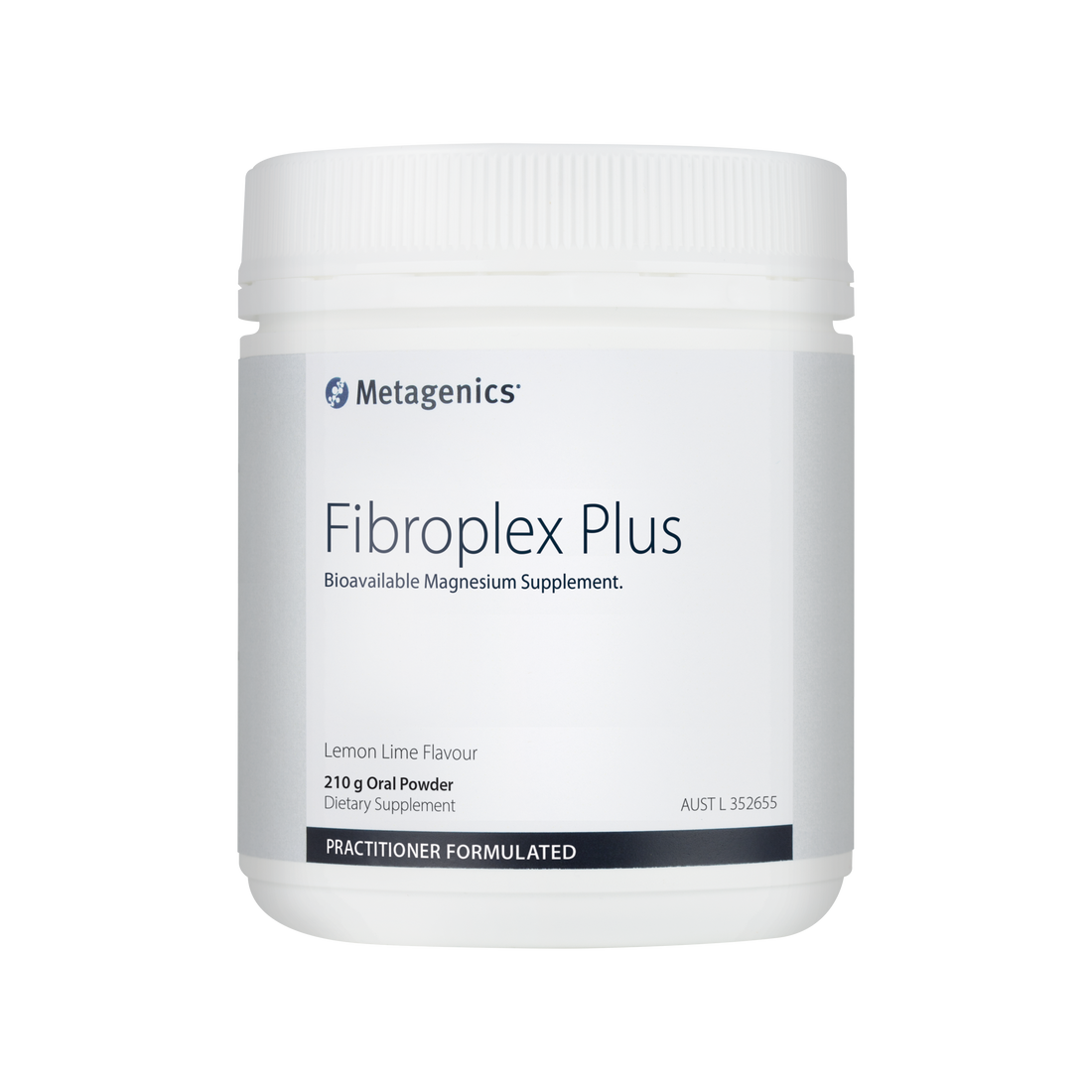 Metagenics Fibroplex Plus Lemon Lime 210g Powder for Magnesium Supplementation