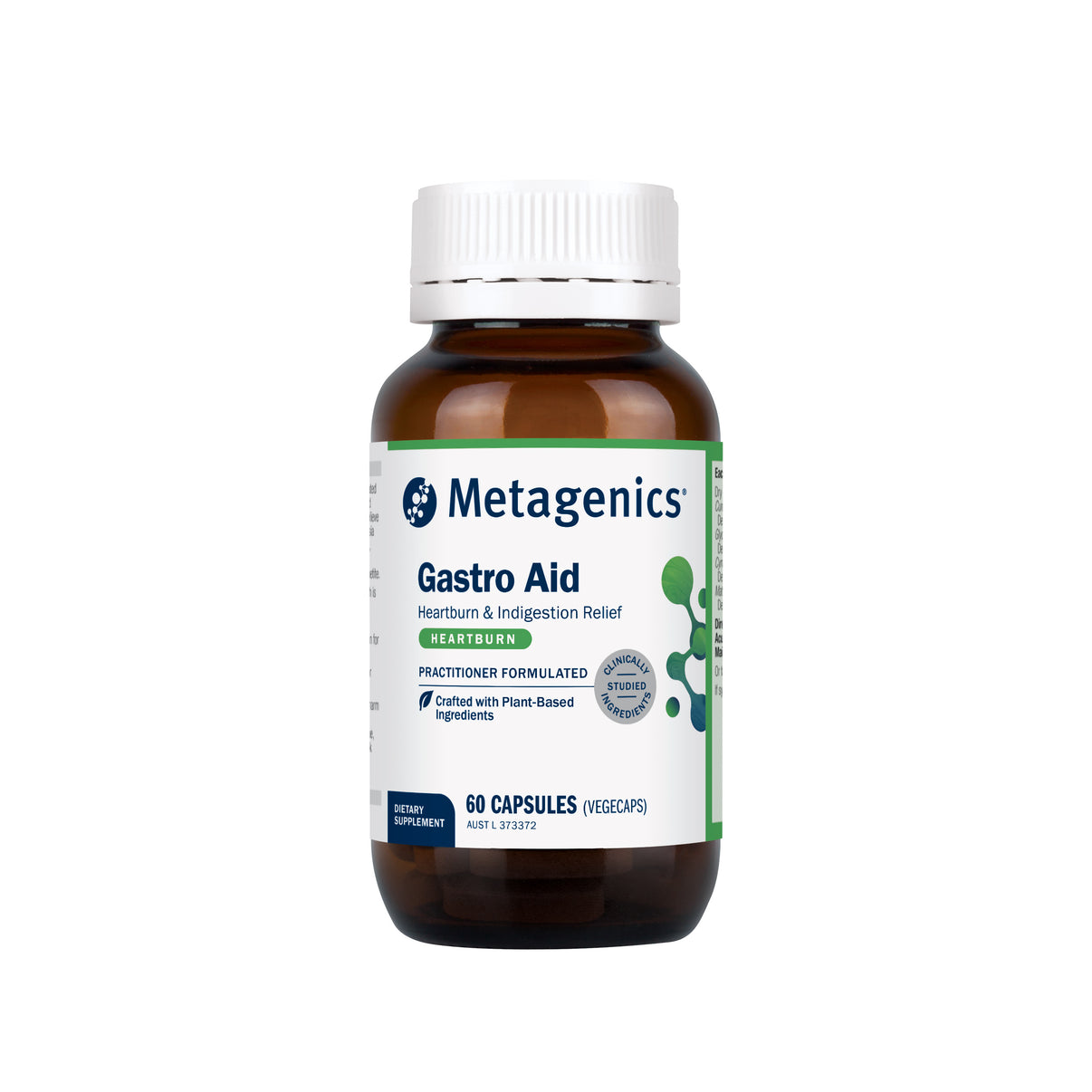 Metagenics Gastro Aid 60 Capsules for Heartburn