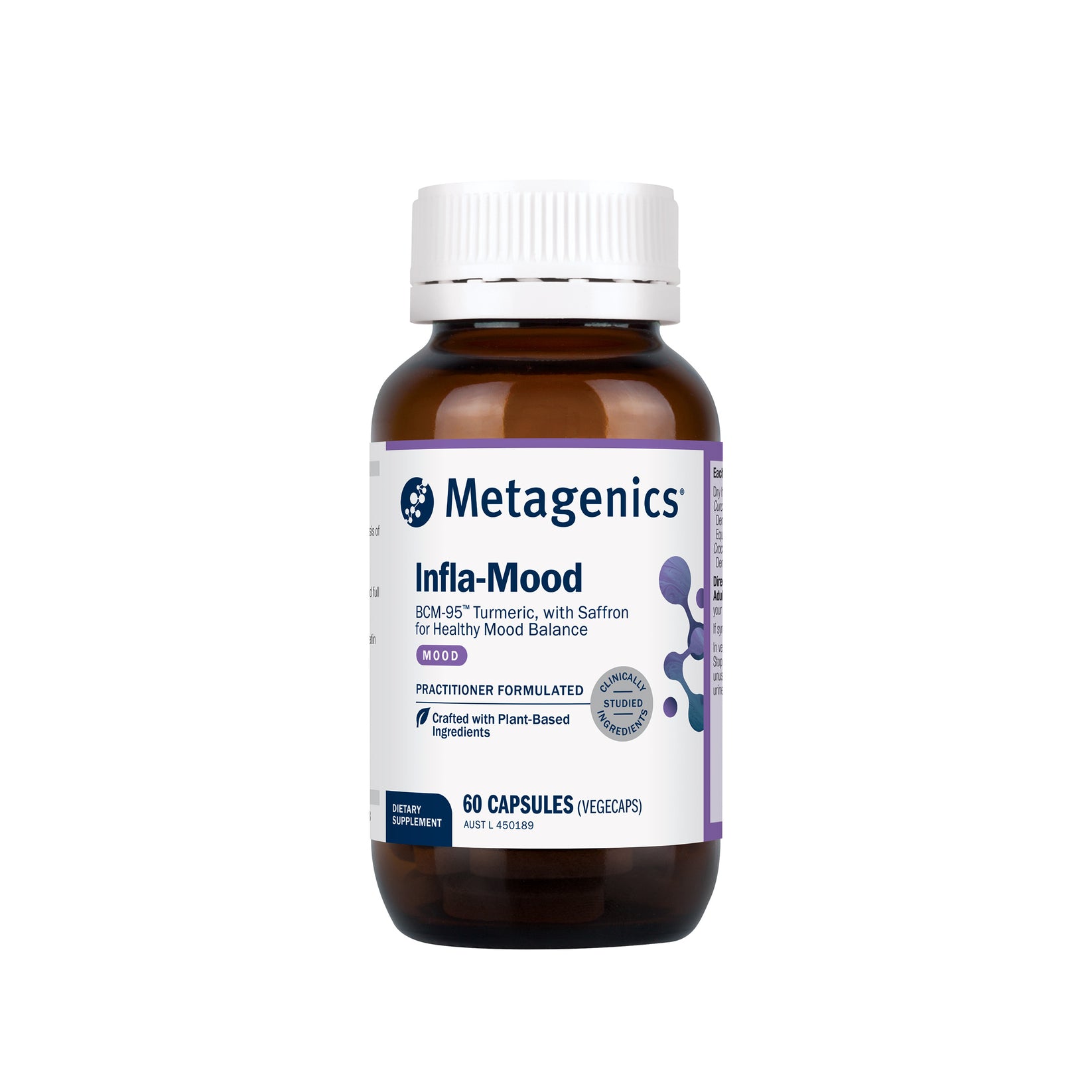 Metagenics Infla-Mood 60 Capsules for Mood Balance