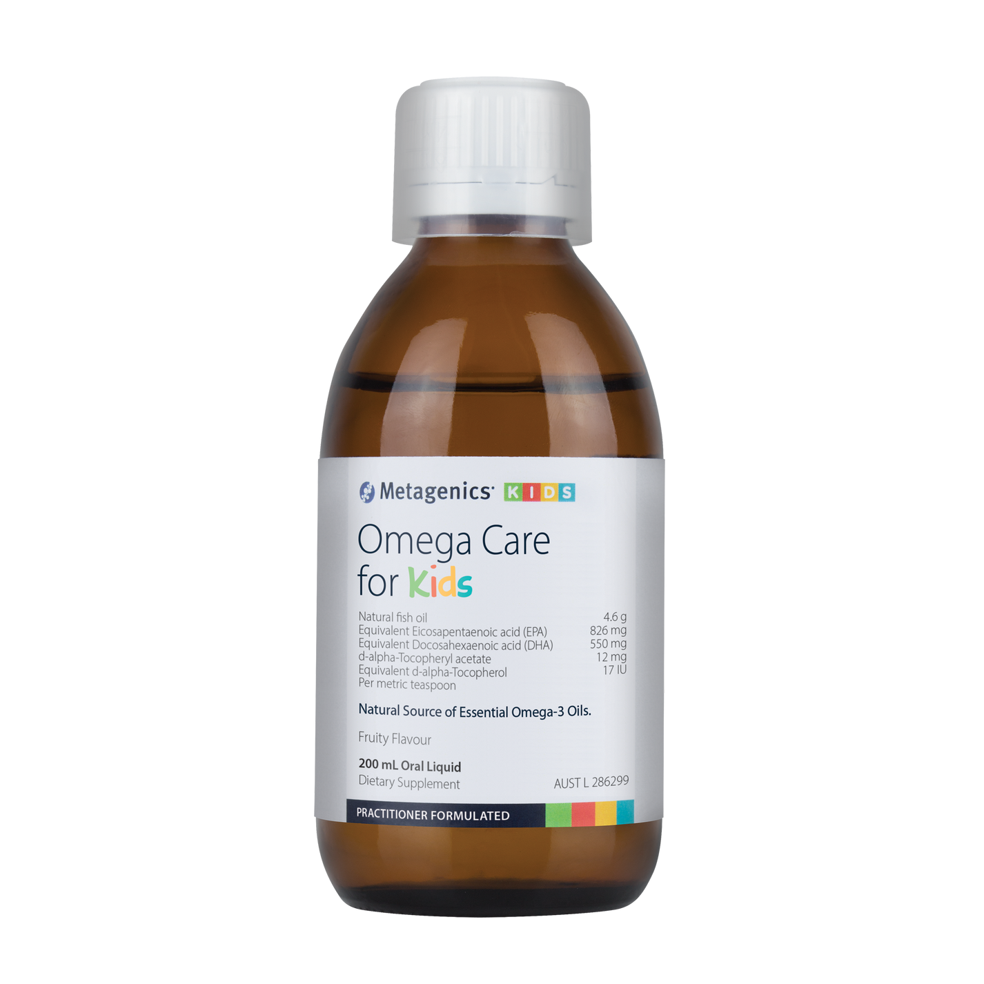 Metagenics Omega Care for Kids 200ml Liquid for Omega-3 Supplementation