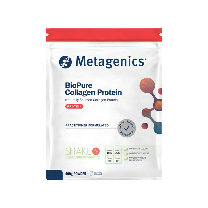 Metagenics BioPure Collagen Protein Neutral 400g Powder for growth