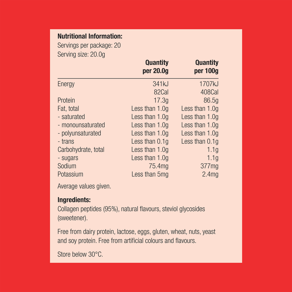 Metagenics BioPure Collagen Protein Neutral 400g Powder for growth