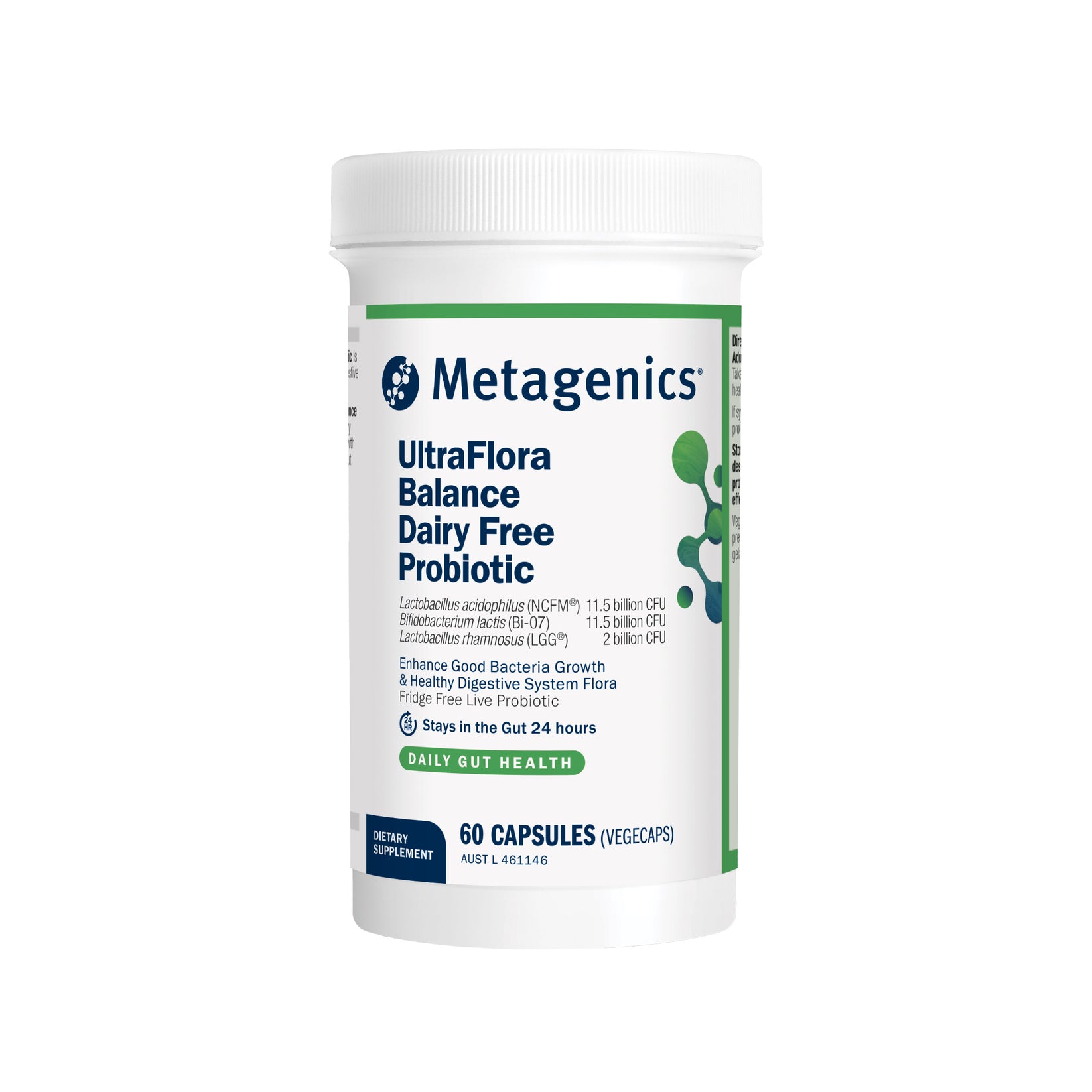 Metagenics UltraFlora Balance Dairy Free Probiotic 60 Capsules