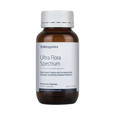 Metagenics UltraFlora Spectrum 60 Capsules for Digestive Function ...